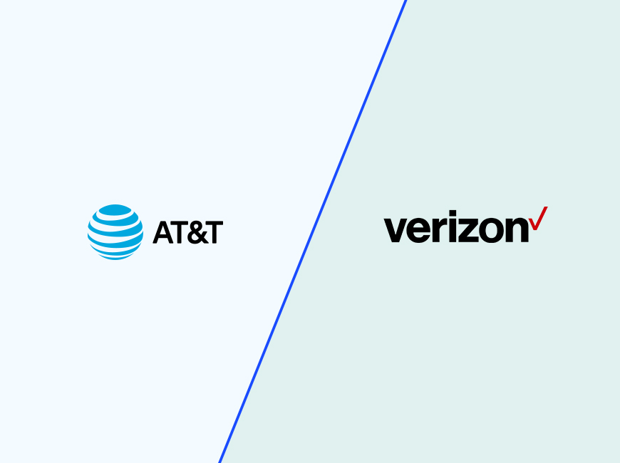 Compare AT&T vs Verizon 5G Home Internet Plans 2026 | HighSpeedOptions